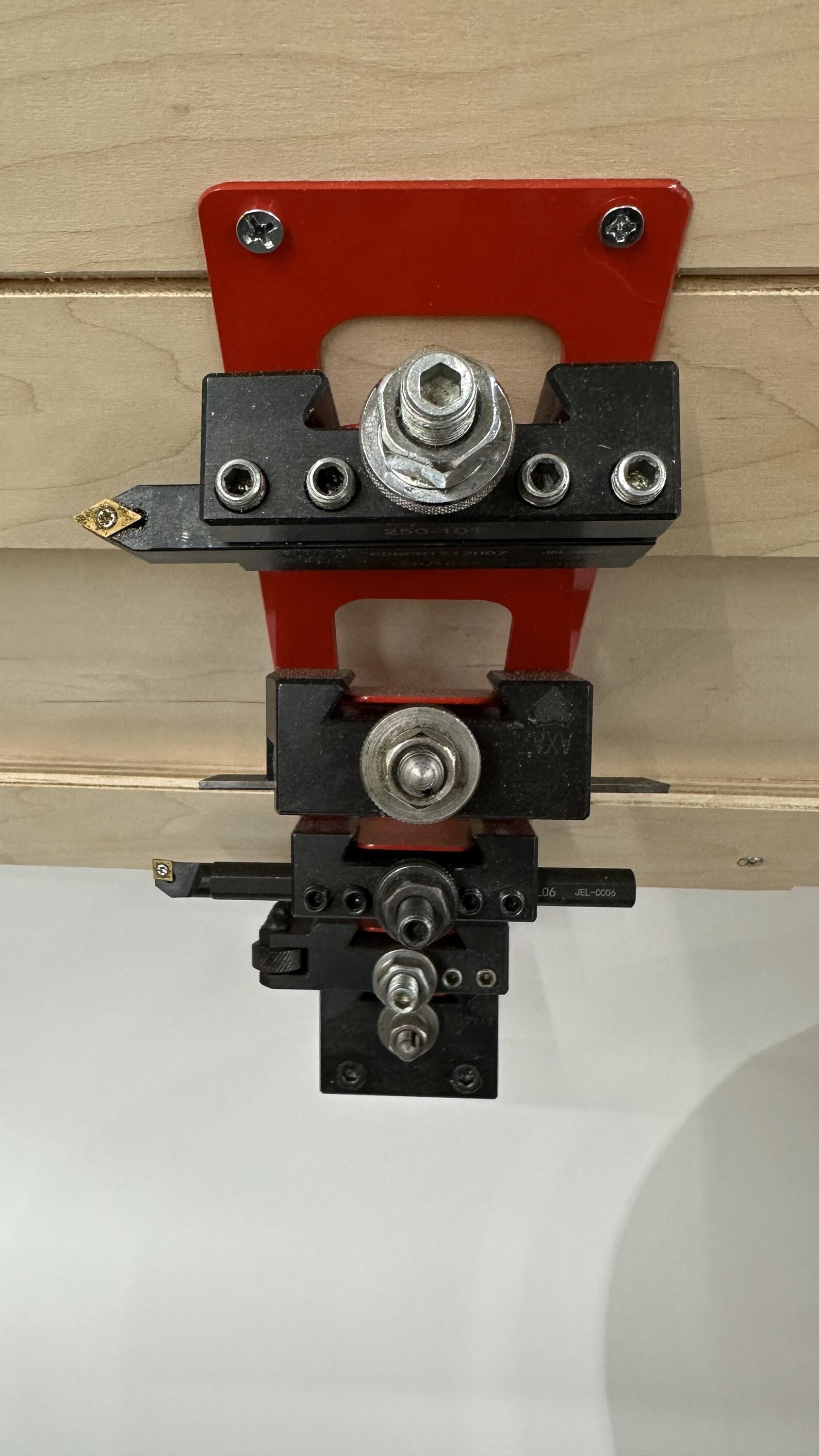 Quick Change Lathe Tool Holder: Machinist Tool Storage, Wall Mount, 16g ...