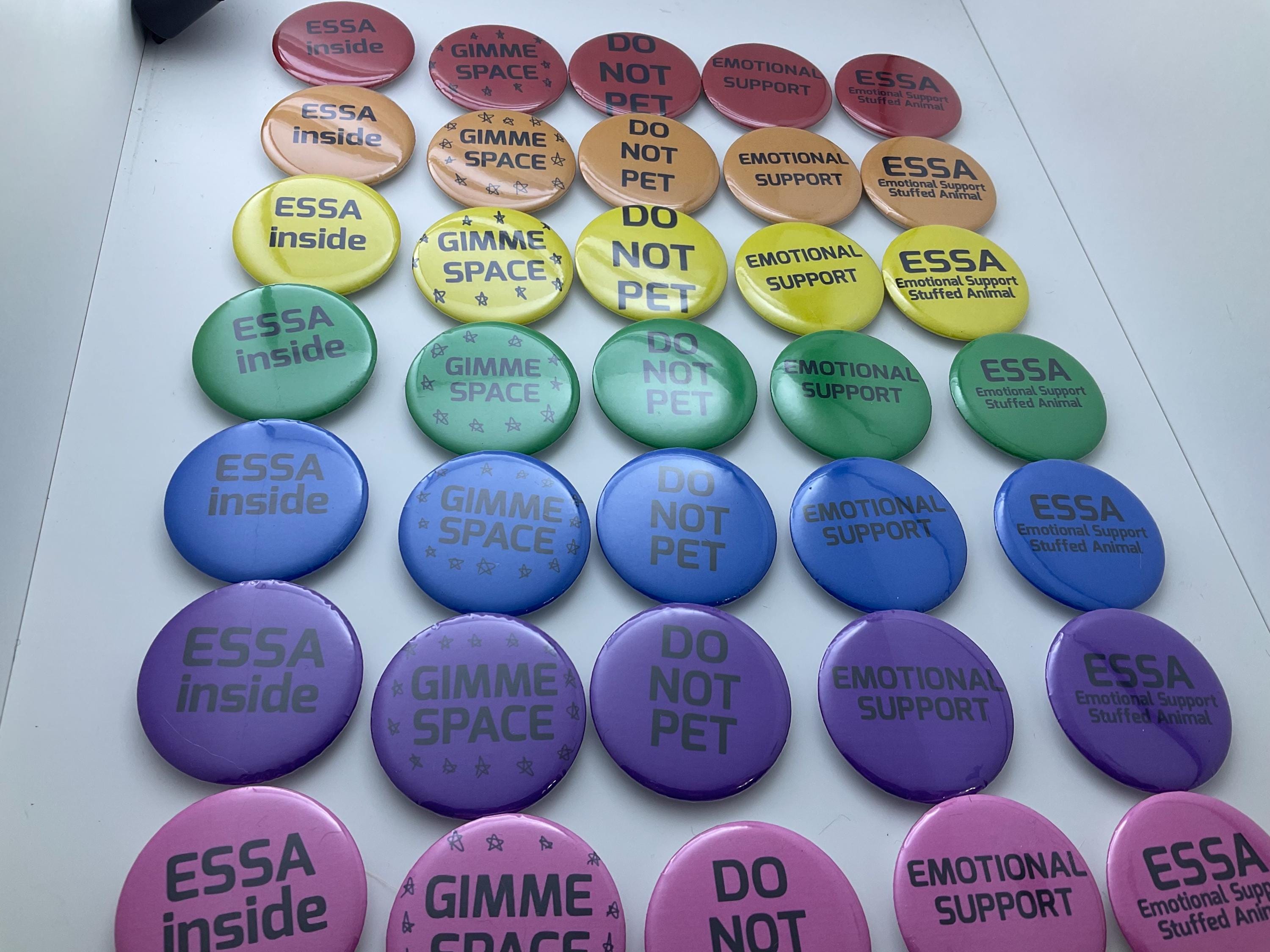 ESSA Pin Pack of 5 Pins *more Color Options!* for Essas, Comfort ...
