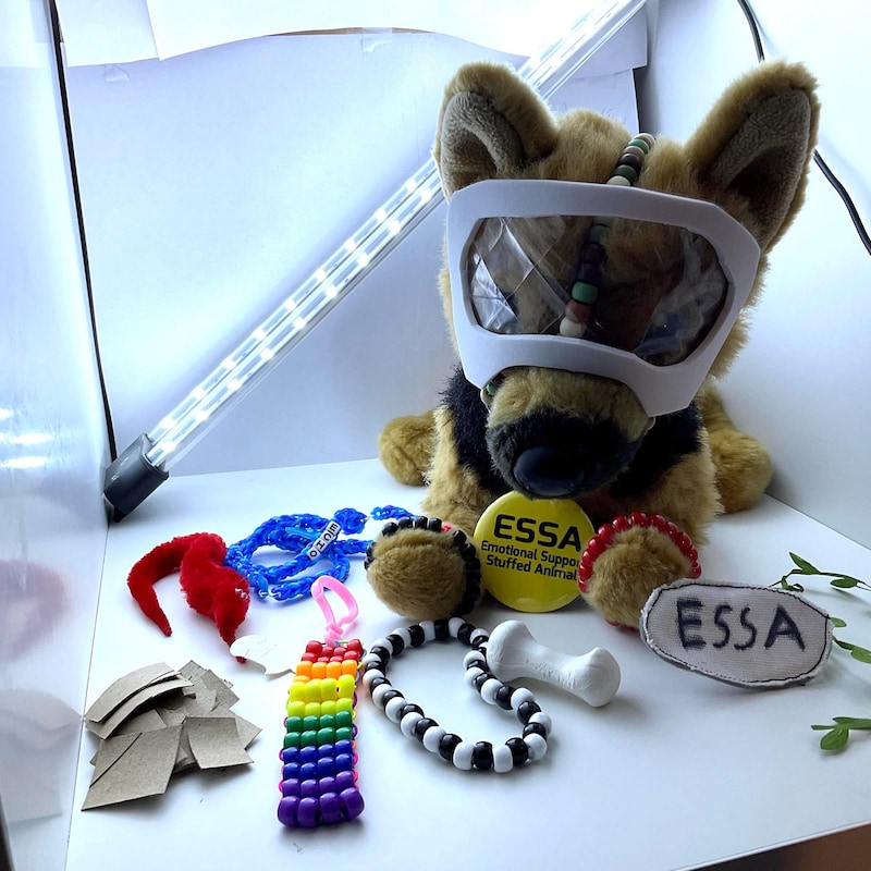 Emotional Support Harness Plush Essa - Etsy