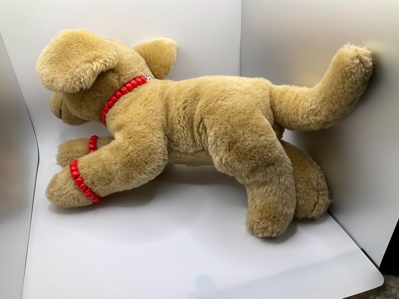 Golden Lab Essa Stuffed Animal With Kandi (READ DESCRIPTION) - Etsy