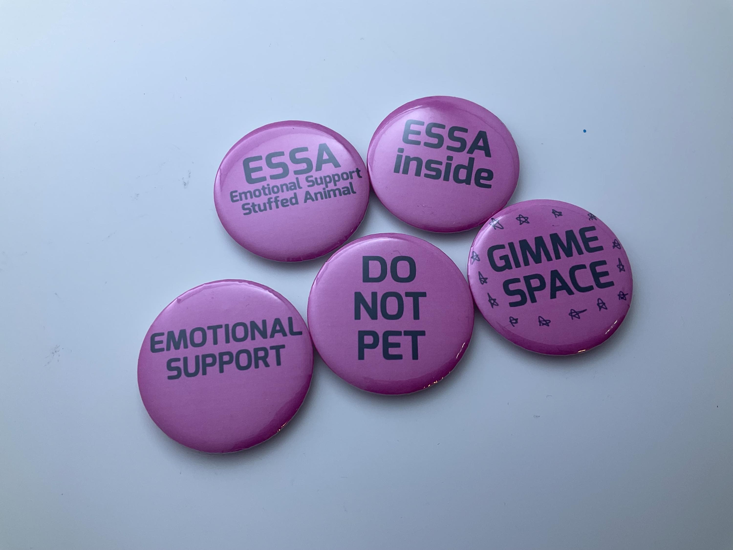 ESSA Pin Pack of 5 Pins *more Color Options!* for Essas, Comfort ...