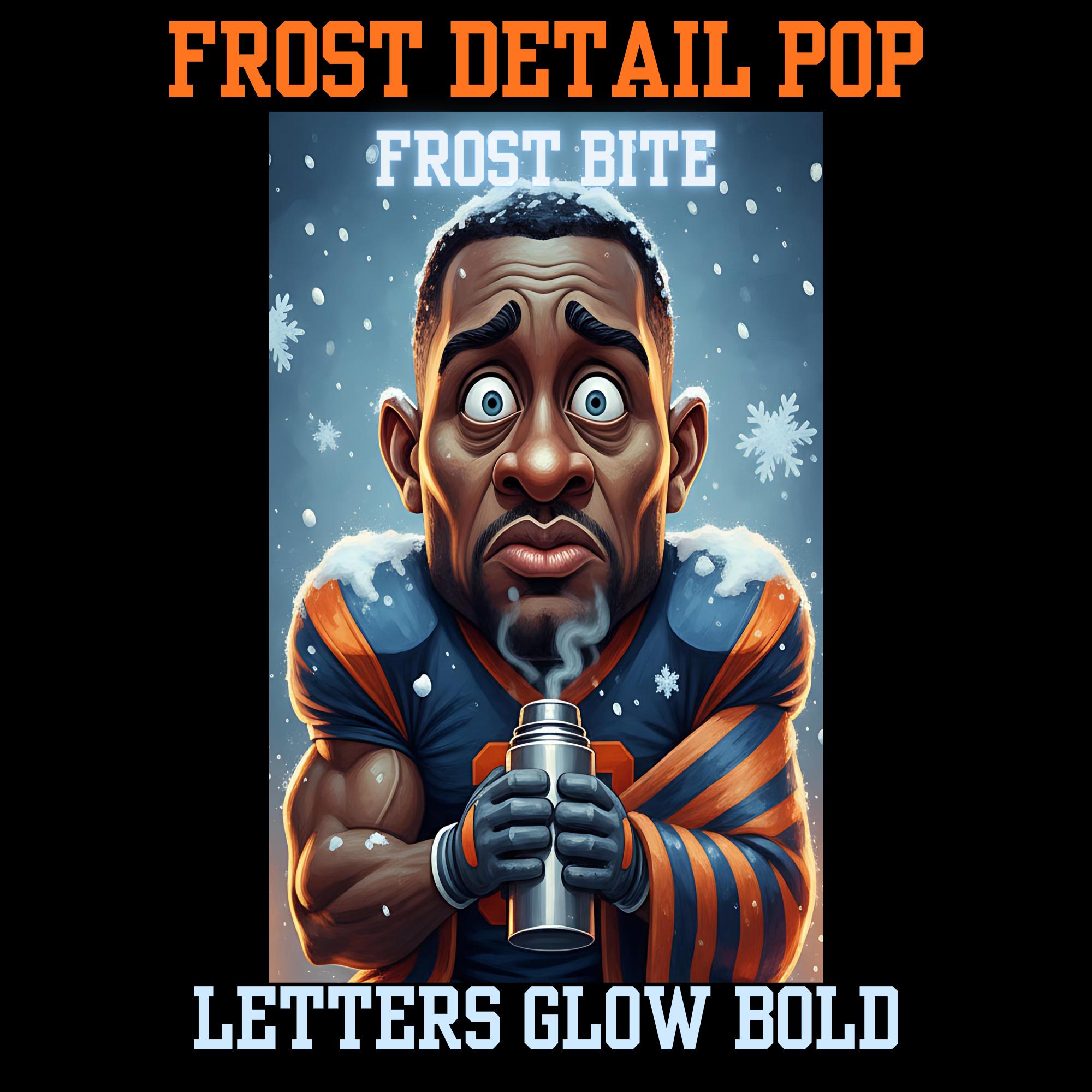 Poster, Frost Bite Football Humor, Winter Game Night Wall Art, Funny ...