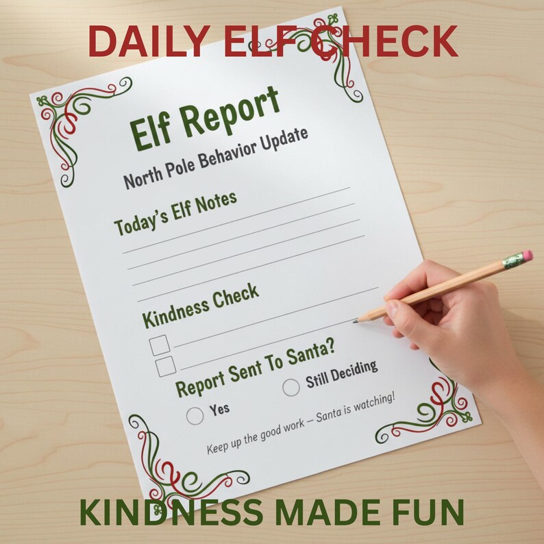 Elf Letter Bundle Printable for Kids, Arrival Note, Daily Report ...