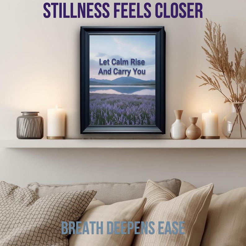 Anxiety Relief Printable Bundle, Calming Quote Wall Art Set - Etsy