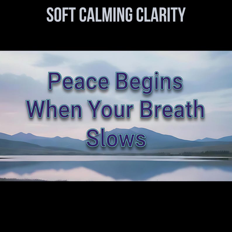 Anxiety Relief Printable Bundle, Calming Quote Wall Art Set - Etsy