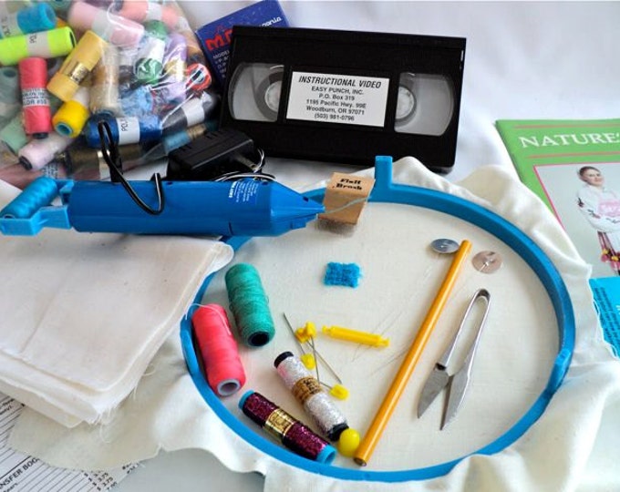 Deluxe Easy Punch Automatic Embroidery Machine Kit - Etsy