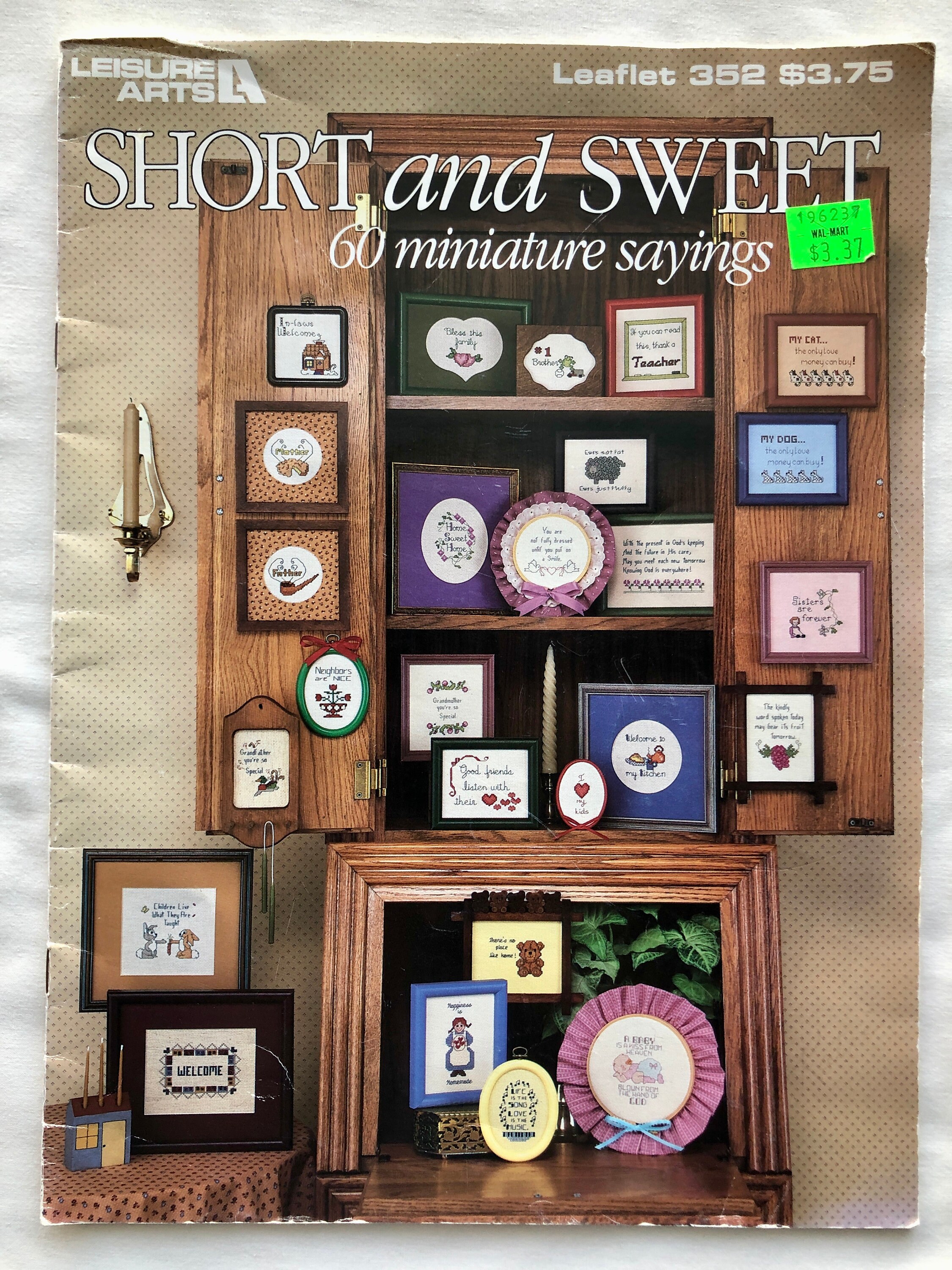 Counted Cross Stitch Pattern Books, Cross Stitch Book, Vintage Cross ...