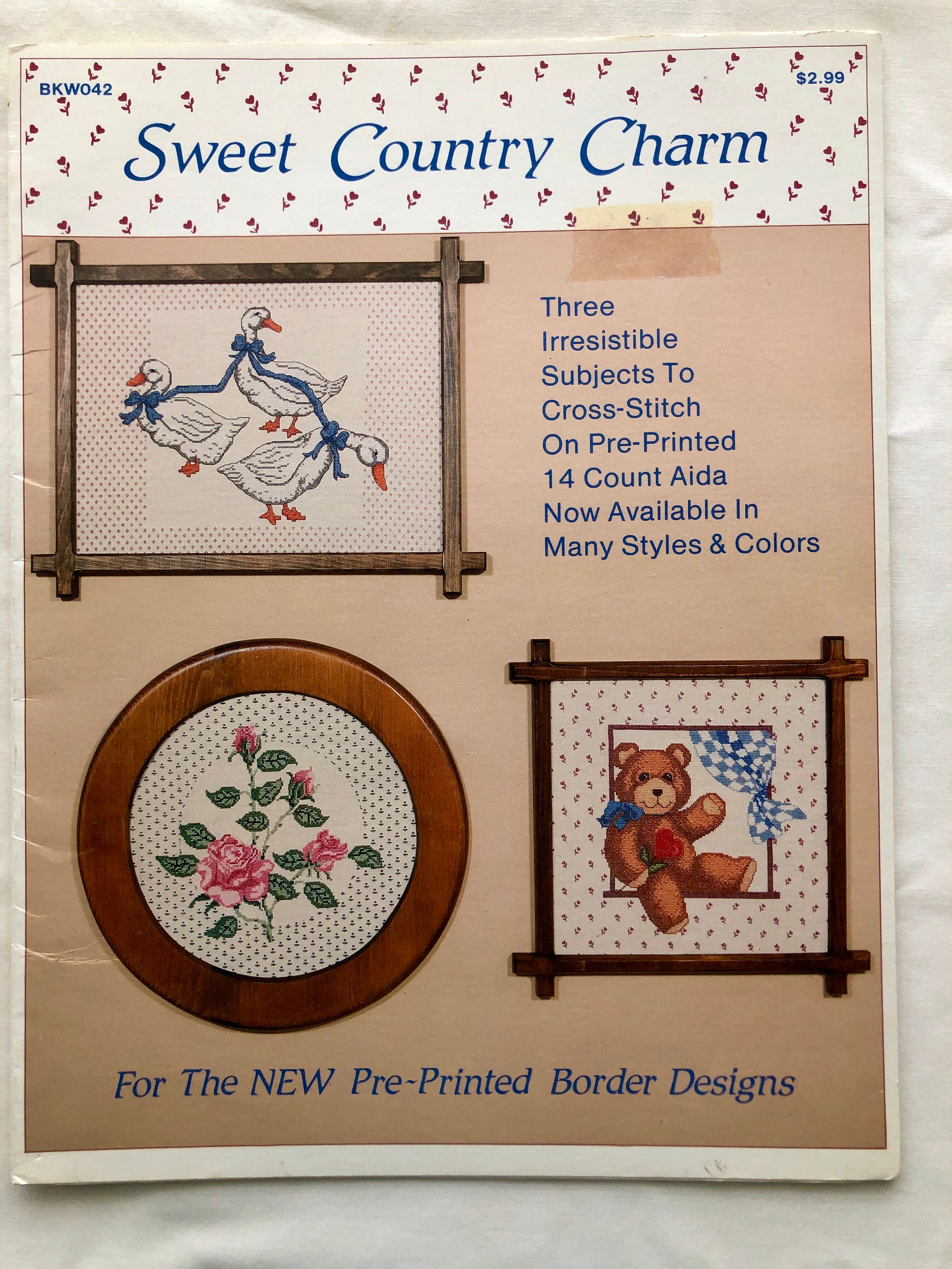 Buy More and Save Counted Cross Stitch Book Pattern Leaflet Vintage Mix ...