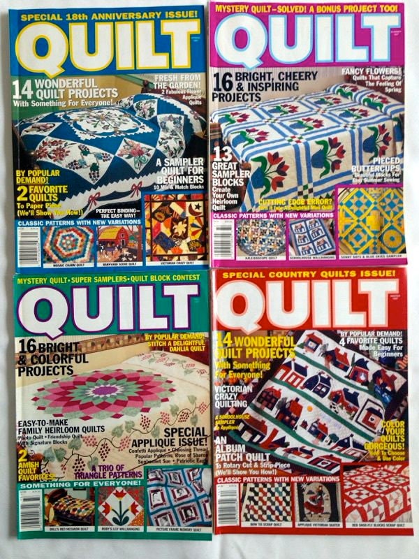 Quilt Magazines, Vintage Quilt Magazines, Destash Quilt Magazines ...