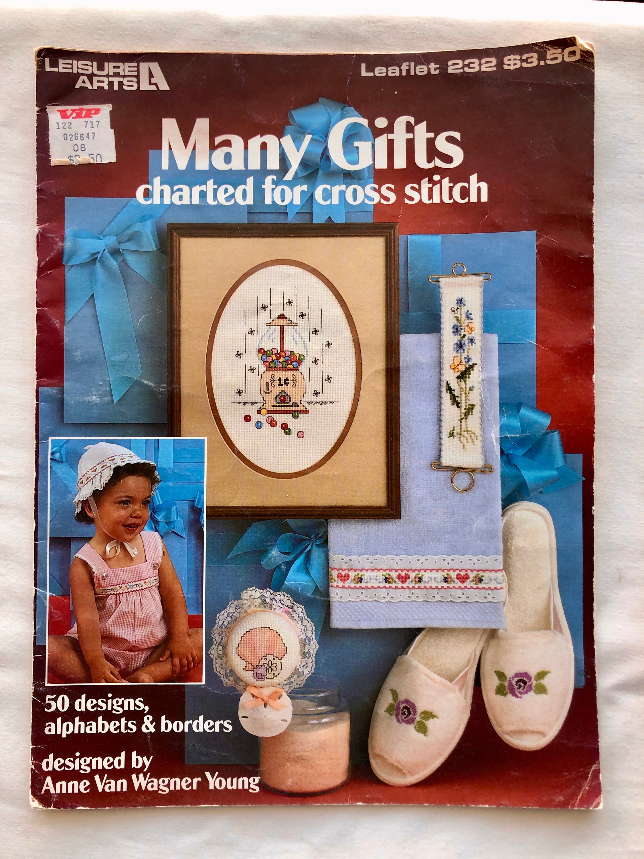 Counted Cross Stitch Pattern Books, Cross Stitch Book, Vintage Cross ...