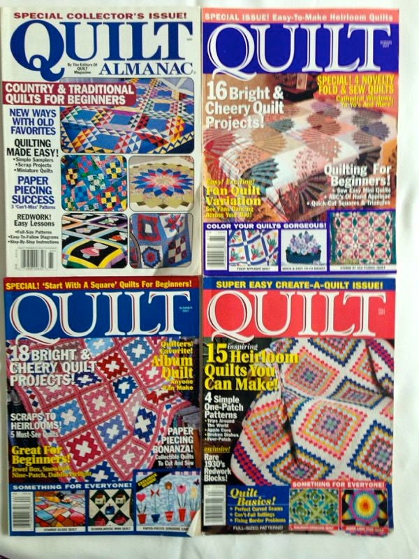 Quilt Magazines, Vintage Quilt Magazines, Destash Quilt Magazines ...
