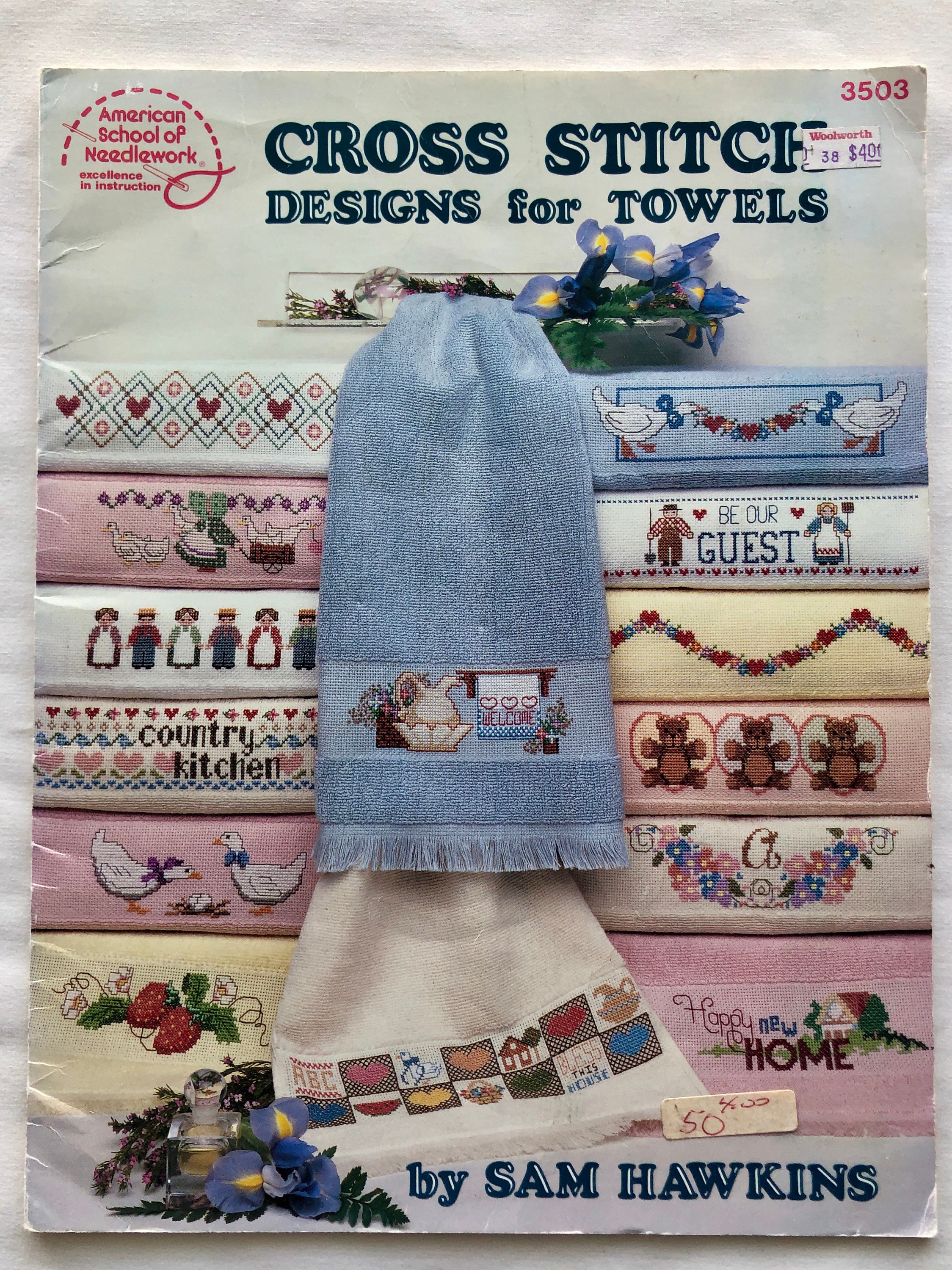 Counted Cross Stitch Pattern Books, Cross Stitch Book, Vintage Cross ...