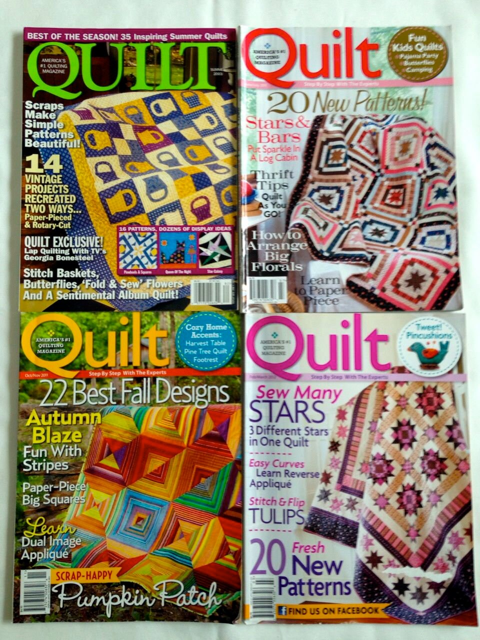 Quilt Magazines, Vintage Quilt Magazines, Destash Quilt Magazines ...