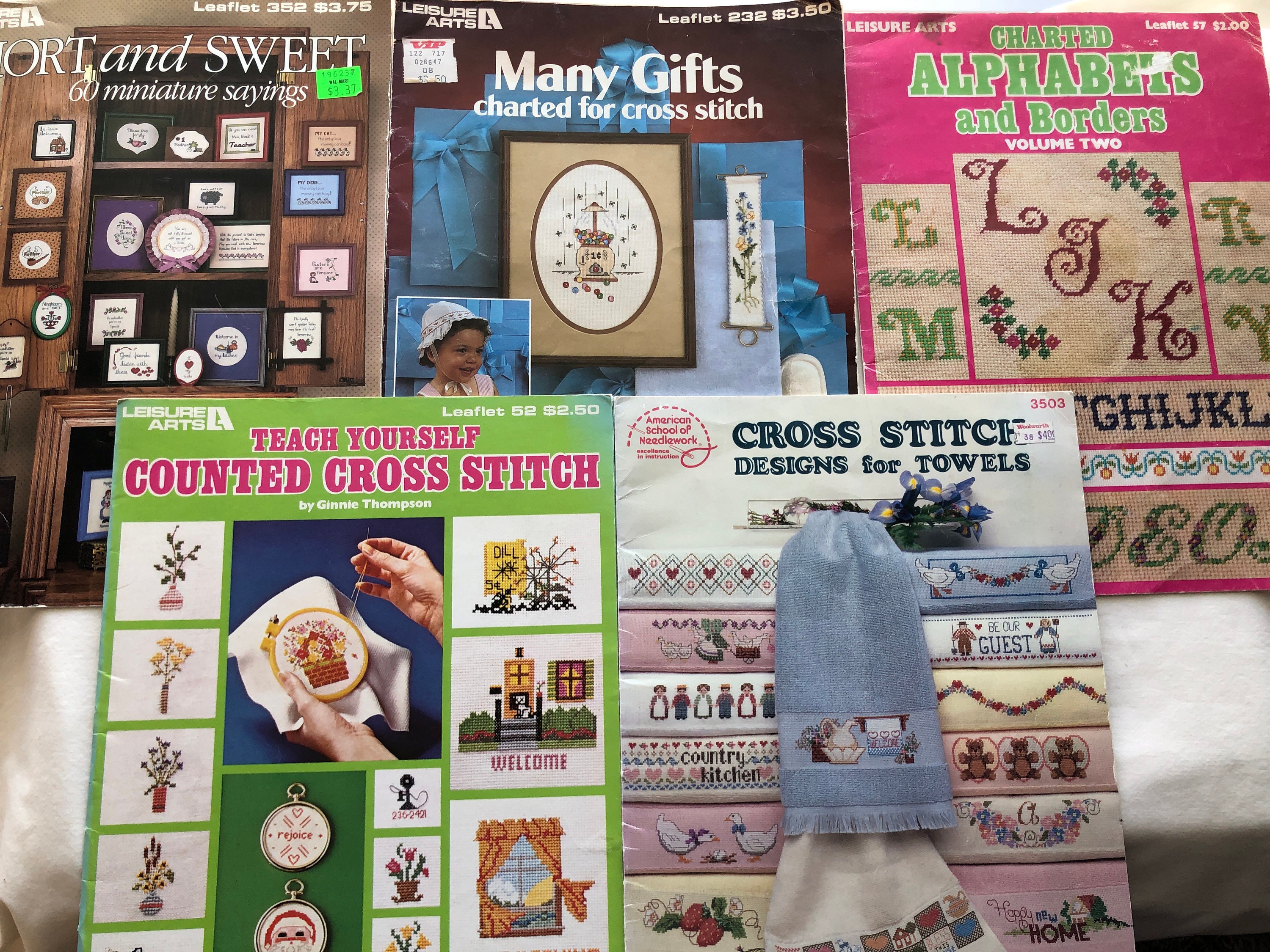 Counted Cross Stitch Pattern Books, Cross Stitch Book, Vintage Cross ...