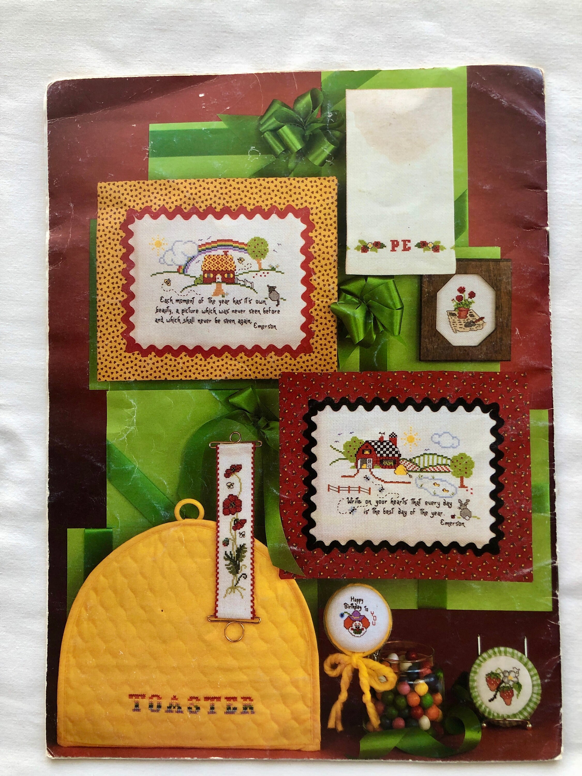 Counted Cross Stitch Pattern Books, Cross Stitch Book, Vintage Cross ...