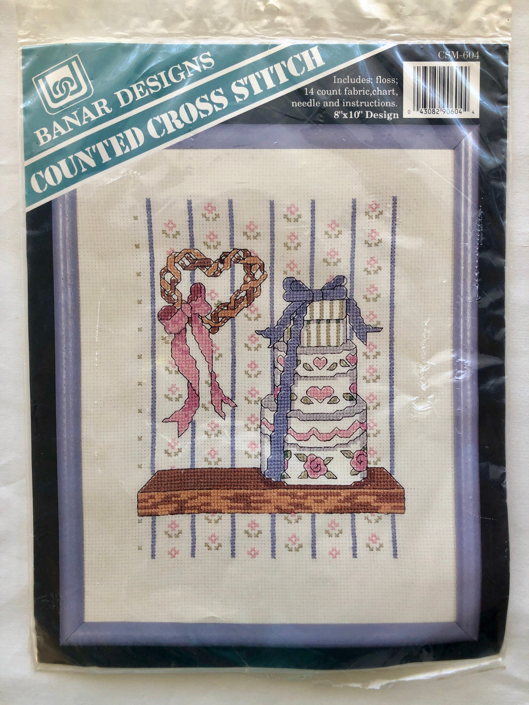 Counted Cross Stitch Kit, Stamped Counted Cross Stitch Kit, Needlecraft ...