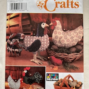 Rooster Sewing Pattern Chicken Sewing Pattern Sewing Pattern - Etsy