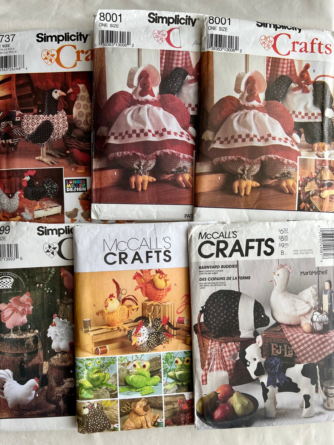 Rooster Sewing Pattern, Chicken Sewing Pattern, Sewing Pattern for ...