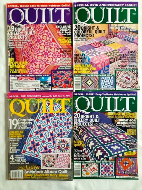 Quilt Magazines, Vintage Quilt Magazines, Destash Quilt Magazines ...