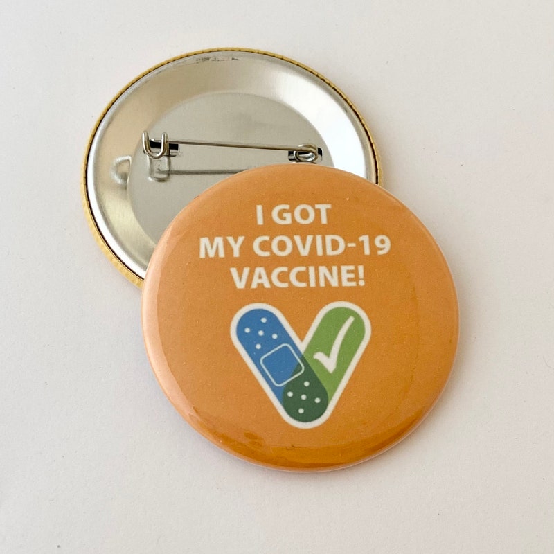 Covid Vaccine Pin - Etsy