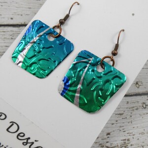 POP of COLOR. Simple Earrings. Double-sided Earrings. Sprite - Etsy