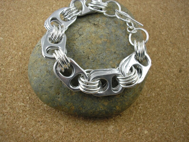 Soda Pop Tops. Upcycled Statement Bracelet ECO CHIC. Shop - Etsy