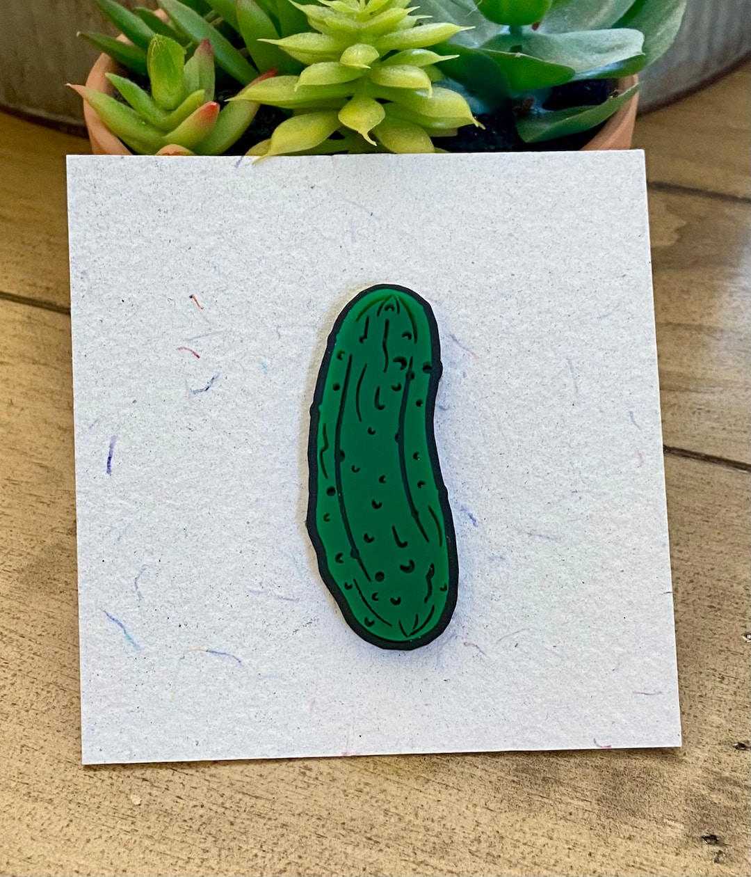 Dill Pickle Lapel Pin/brooch. Laser Cut Acrylic. Modern Art Style. Shop ...