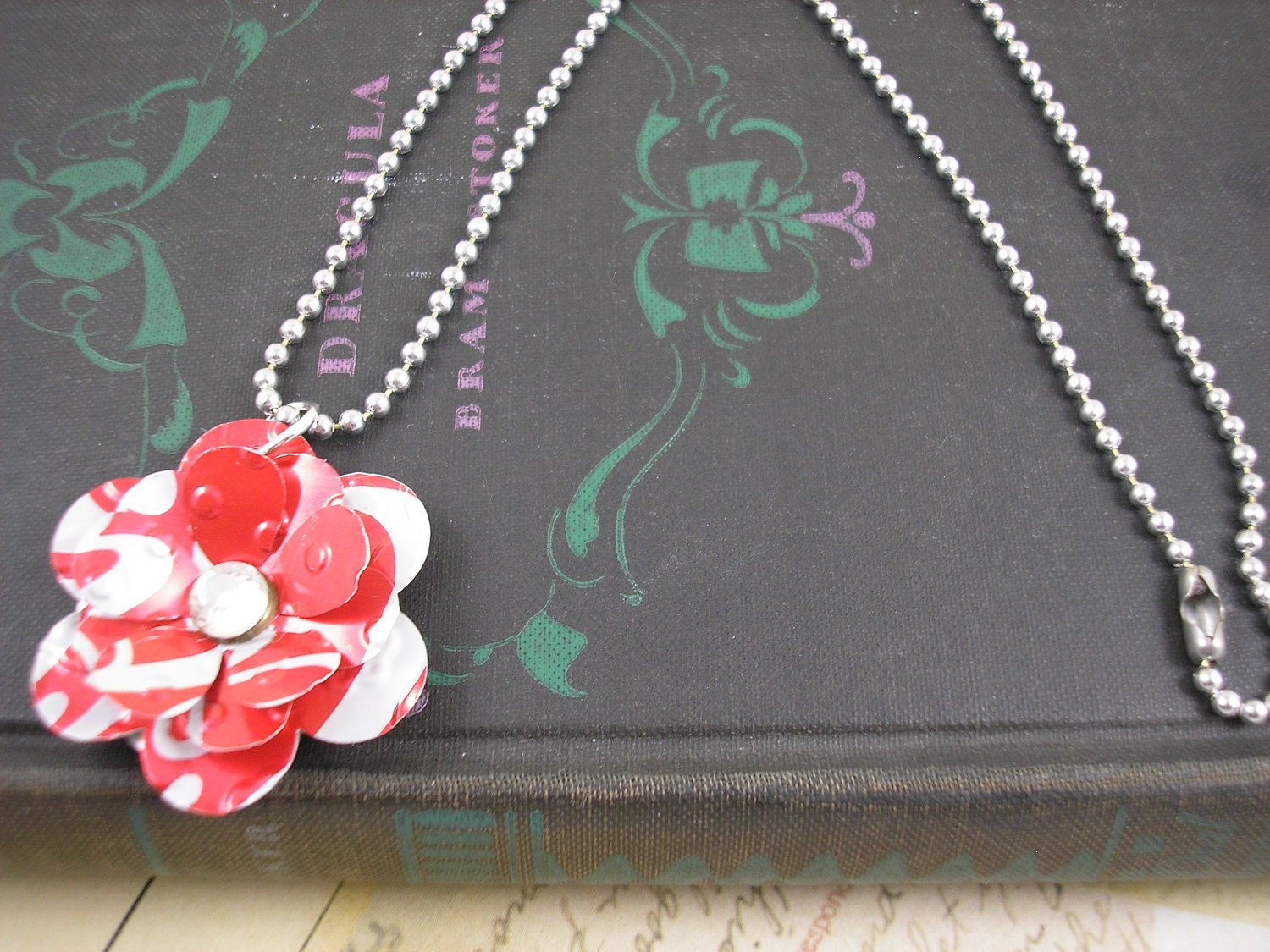 Sweet and Small Rose. Recycled Soda Can Art. Red Coke - Etsy