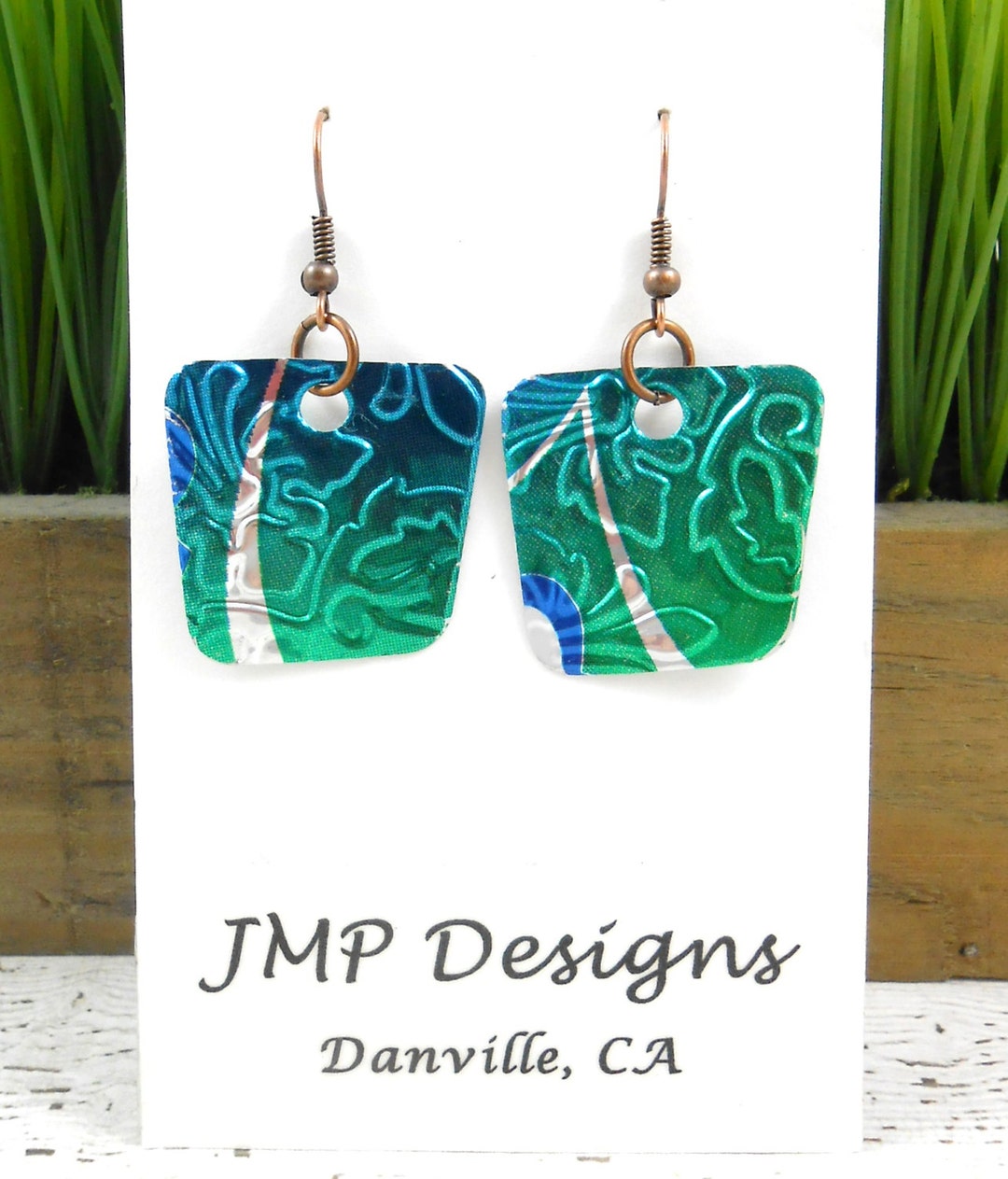 POP of COLOR. Simple Earrings. Double-sided Earrings. Sprite - Etsy
