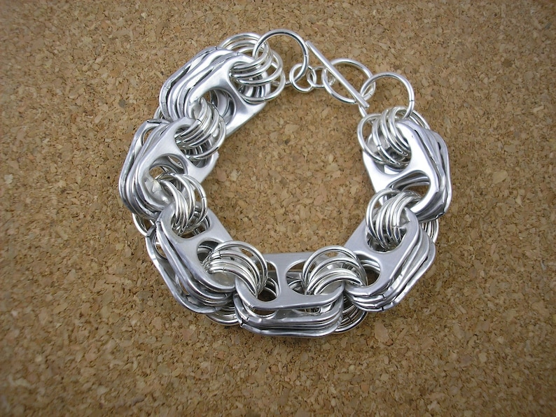 Soda Pop Tops. Upcycled Statement Bracelet ECO CHIC. Shop - Etsy
