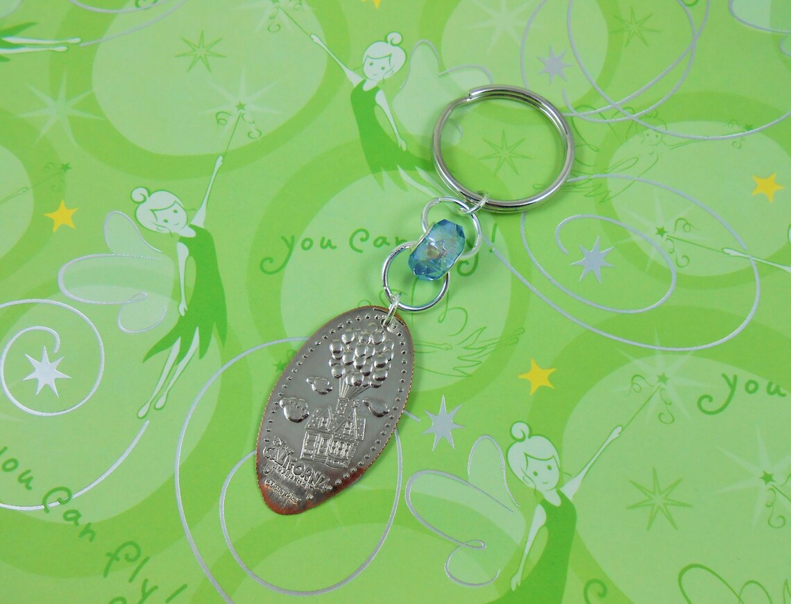 NEW Disneyland UP HOUSE Key Chain Pressed Quarter - Etsy