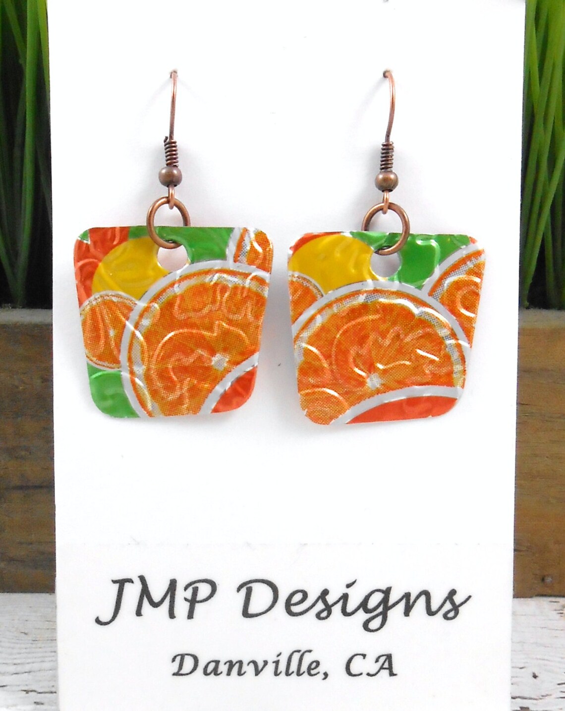 POP of COLOR. Simple Earrings. Double-sided Earrings. Fanta - Etsy