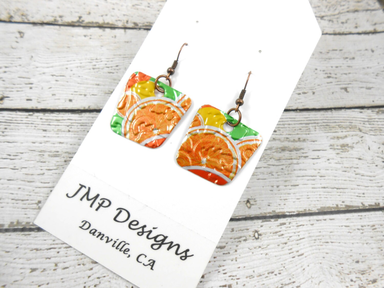 POP of COLOR. Simple Earrings. Double-sided Earrings. Fanta - Etsy