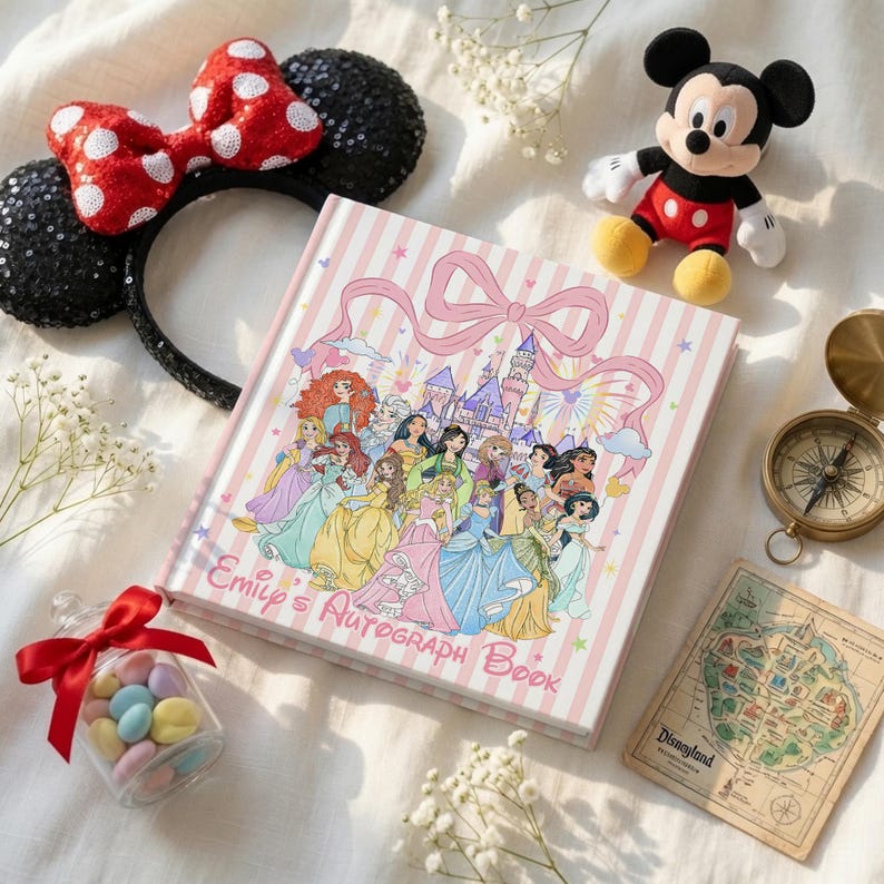 Personalized All Princess Autograph Book, Queen Princess Book WDW ...