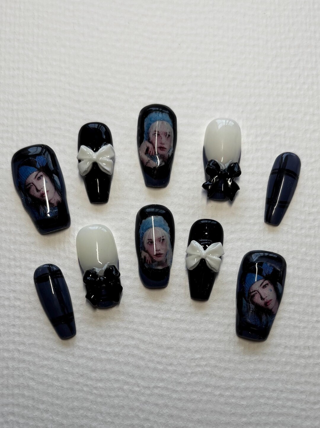 Stray Kids Felix Nails - Etsy