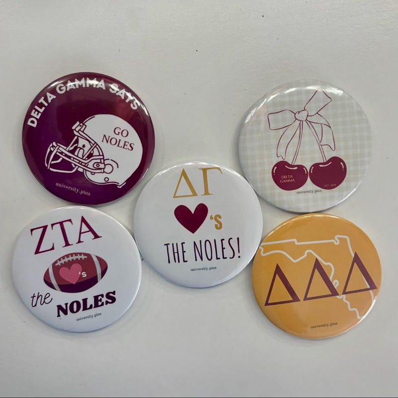 Sorority Buttons - Etsy