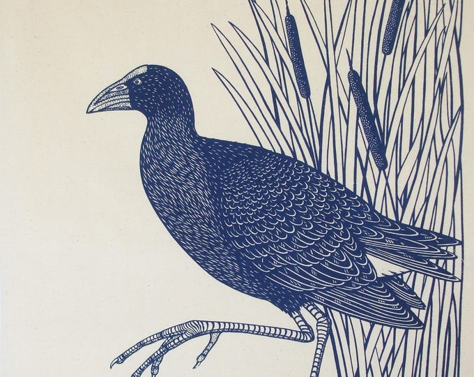 Pukeko Tea Towel - Etsy