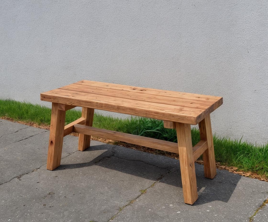 Wooden Bench Plan: Woodworking Plans, Outdoor Bench (PDF Download) - Etsy