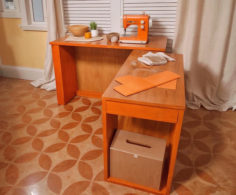 DIY Foldable Craft Table Plan: Sewing & Cutting Station (PDF Download ...