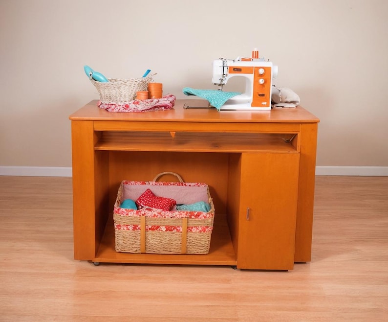DIY Foldable Craft Table Plan: Sewing & Cutting Station (PDF Download ...
