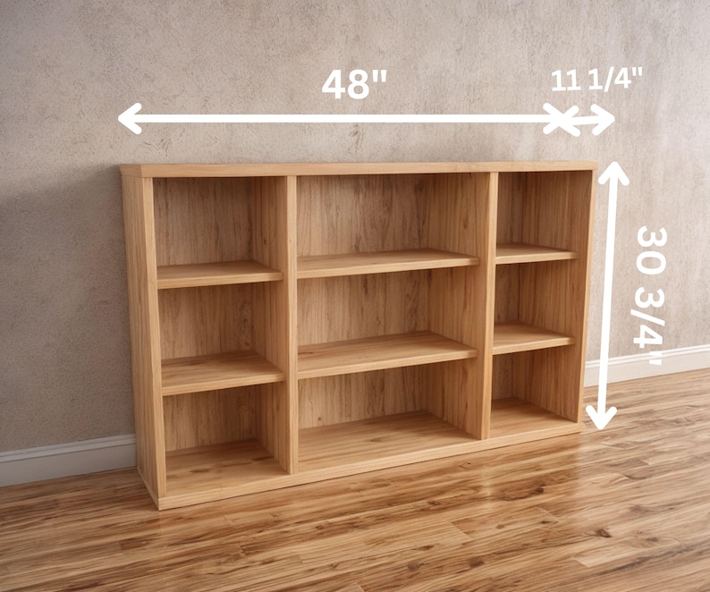 Bookshelf Plans: Step-by-step Woodworking Instructions (download) - Etsy