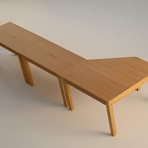 DIY L-shaped Desk Build Plans: Hobby Center Tables (woodworking Plans ...