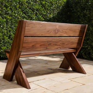 Outdoor Bench Plans: Woodworking Build Plans (PDF Download) - Etsy