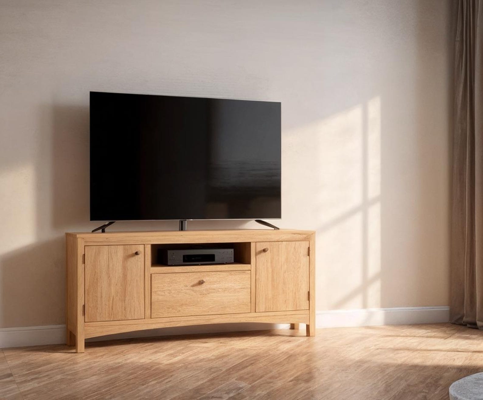 Corner Media Console Plan, Woodworking Plans (PDF Download) - Etsy
