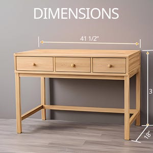 DIY Makeup Vanity Table Plan: Woodworking PDF (digital Download) - Etsy