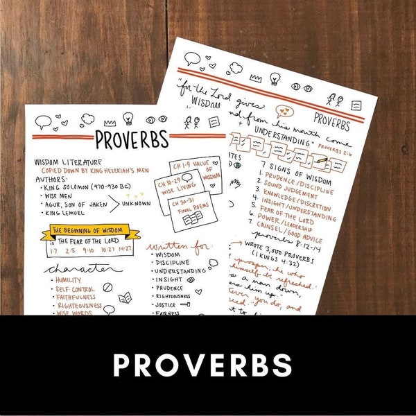 Proverbs - Etsy