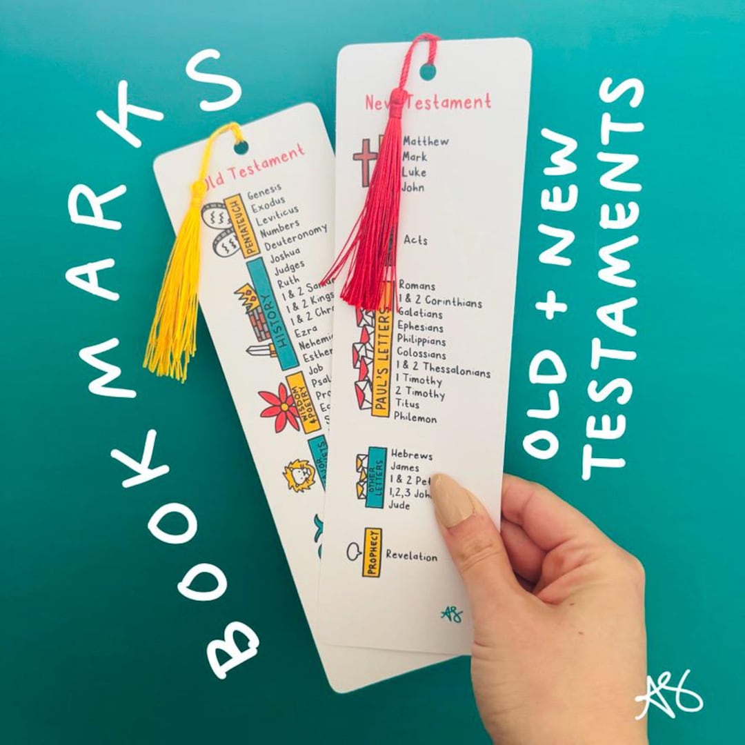Bible Bookmarks: OT + NT Set - Etsy