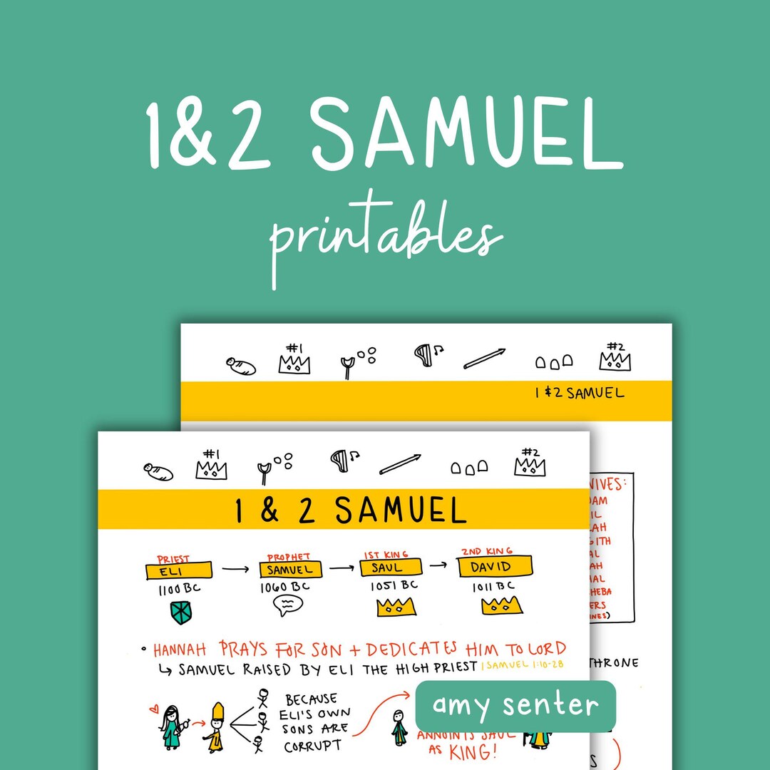 1 & 2 Samuel SIMPLE Notes (digital) - Etsy