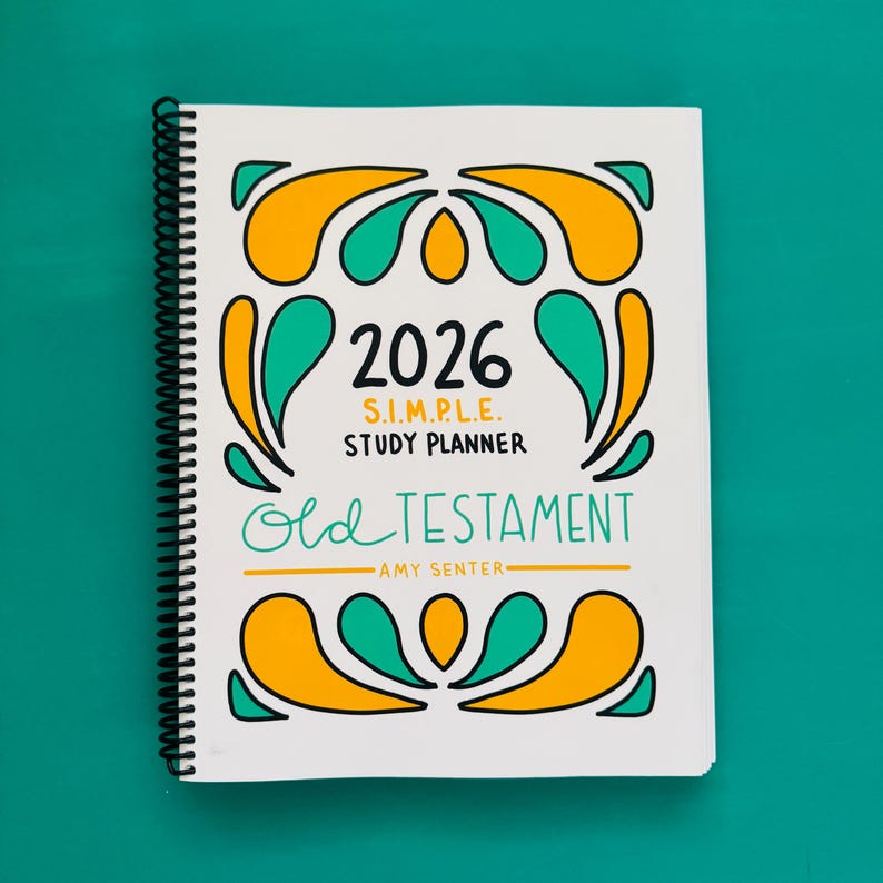 2026 SIMPLE Bible Study Planner - Etsy UK