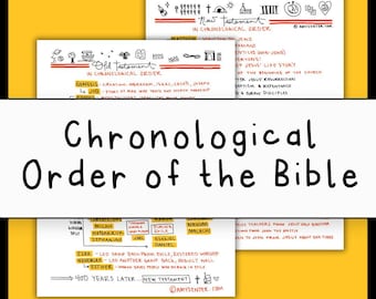 Old & New Testament Chronological BIBLE JOURNAL STUDY Guide Plan - Etsy